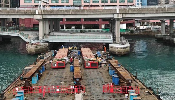 Boardwalk Underneath Island Eastern Corridor