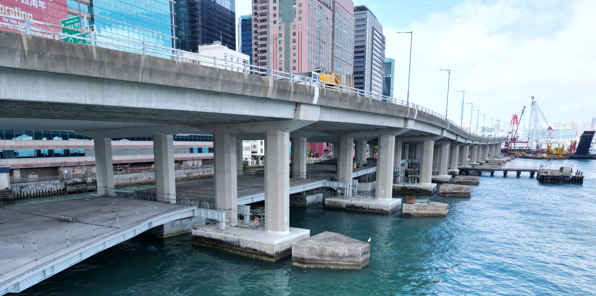 Boardwalk Underneath Island Eastern Corridor
