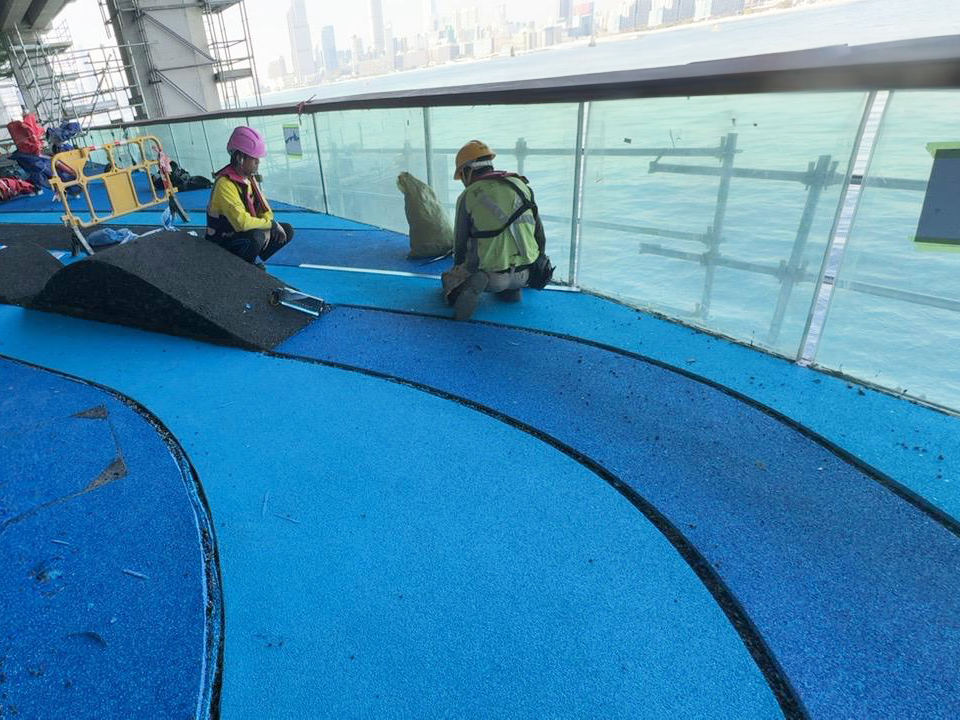 Boardwalk Underneath Island Eastern Corridor