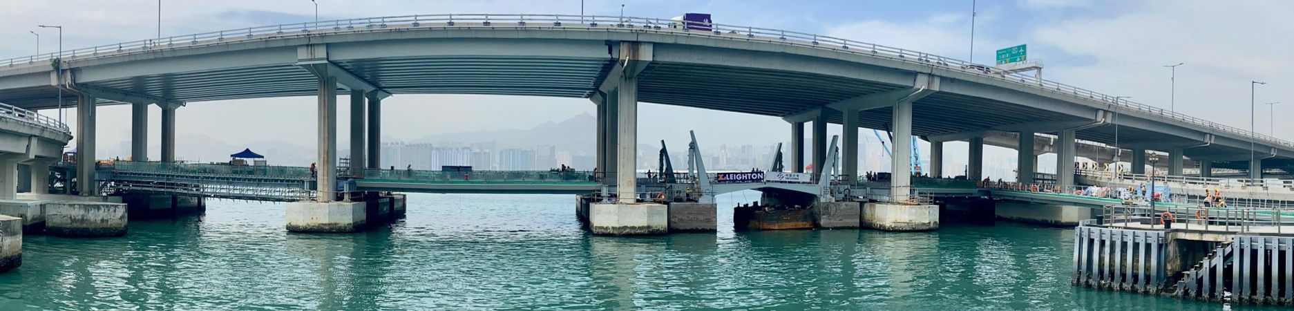 Boardwalk Underneath Island Eastern Corridor