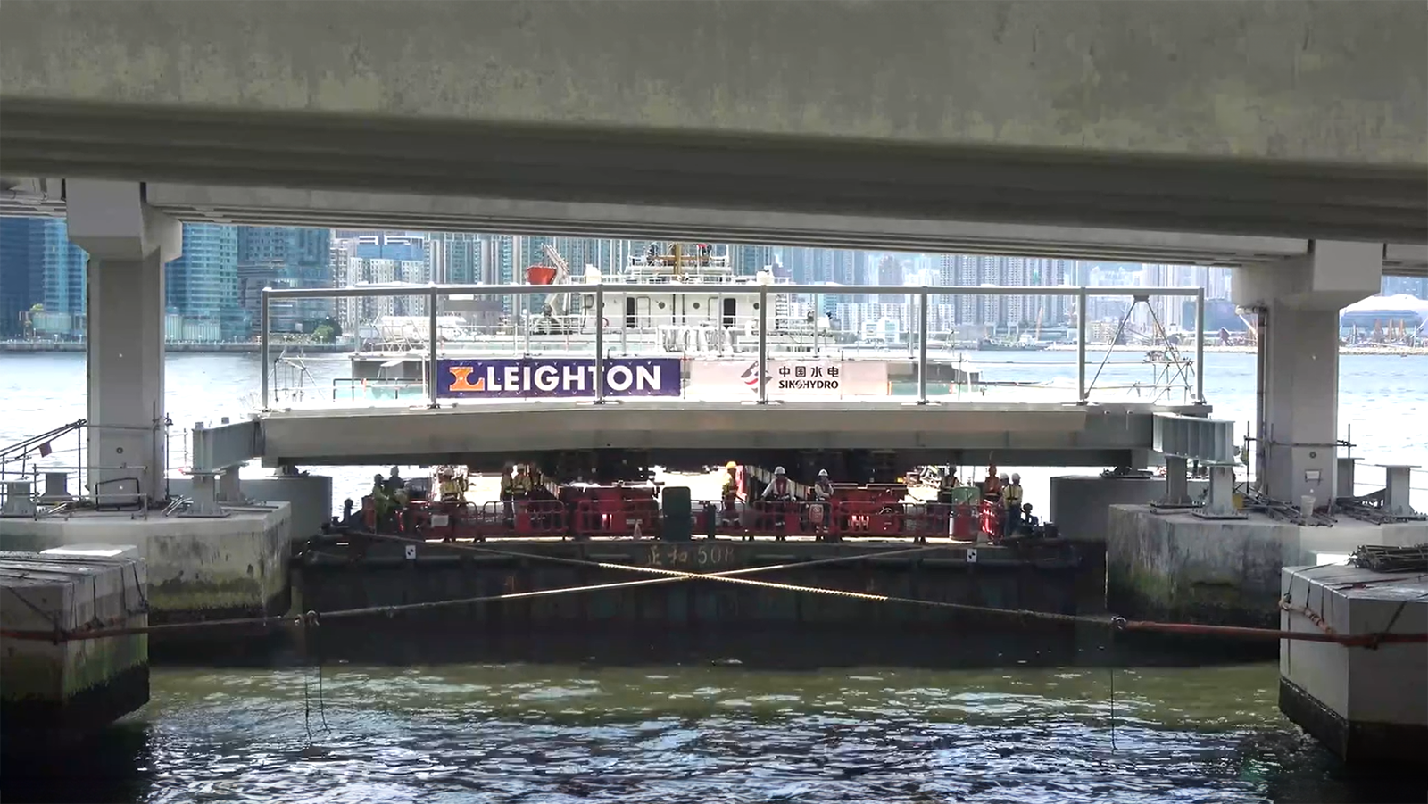 Boardwalk Underneath Island Eastern Corridor