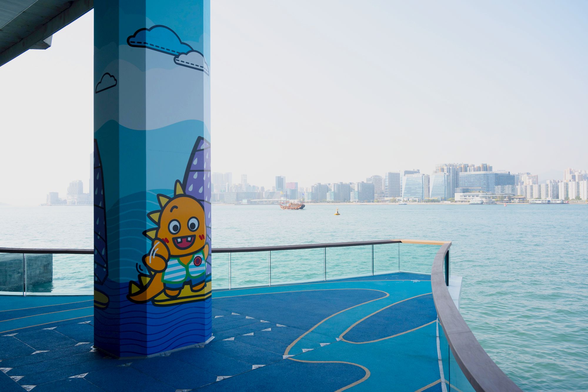 Boardwalk Underneath Island Eastern Corridor