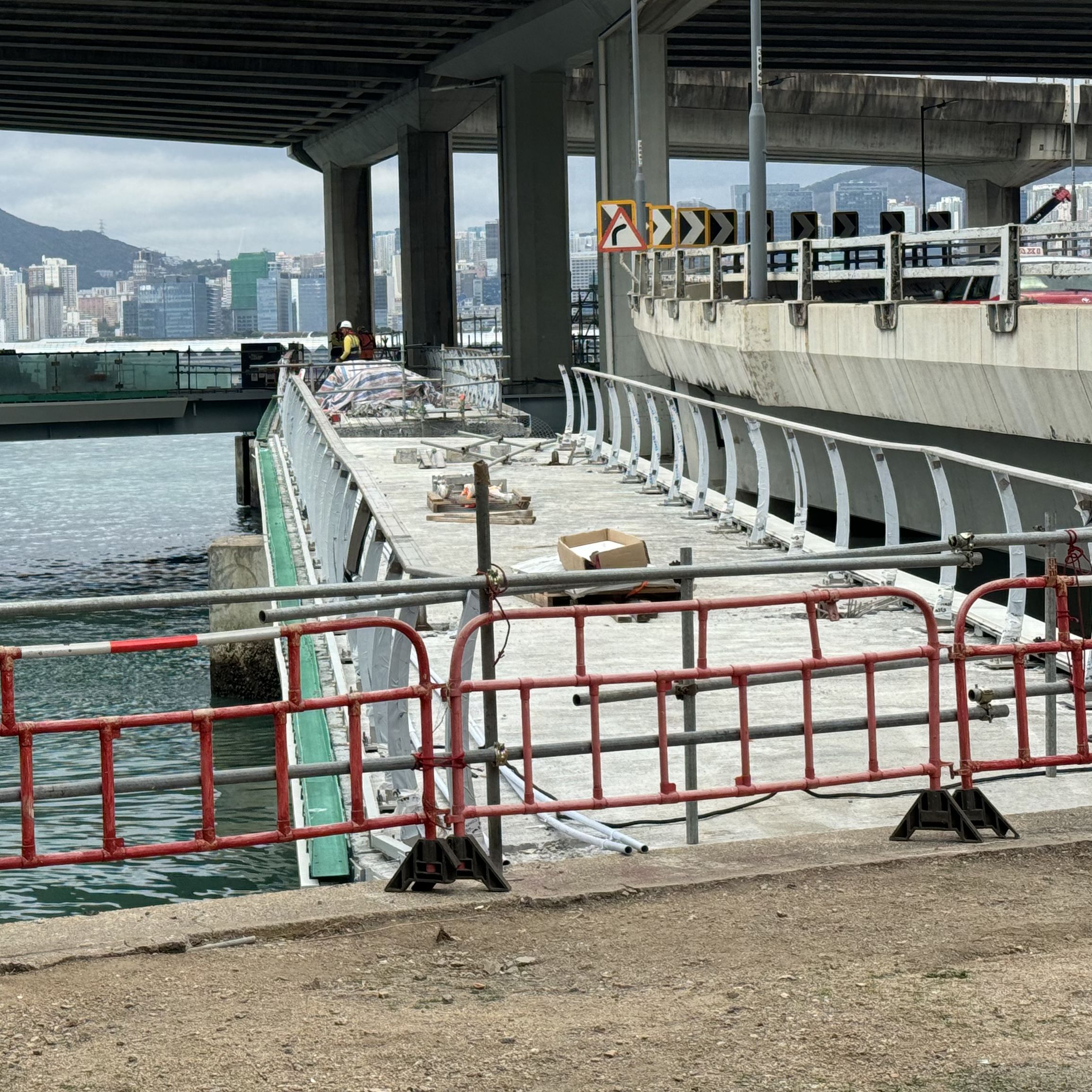 Boardwalk Underneath Island Eastern Corridor