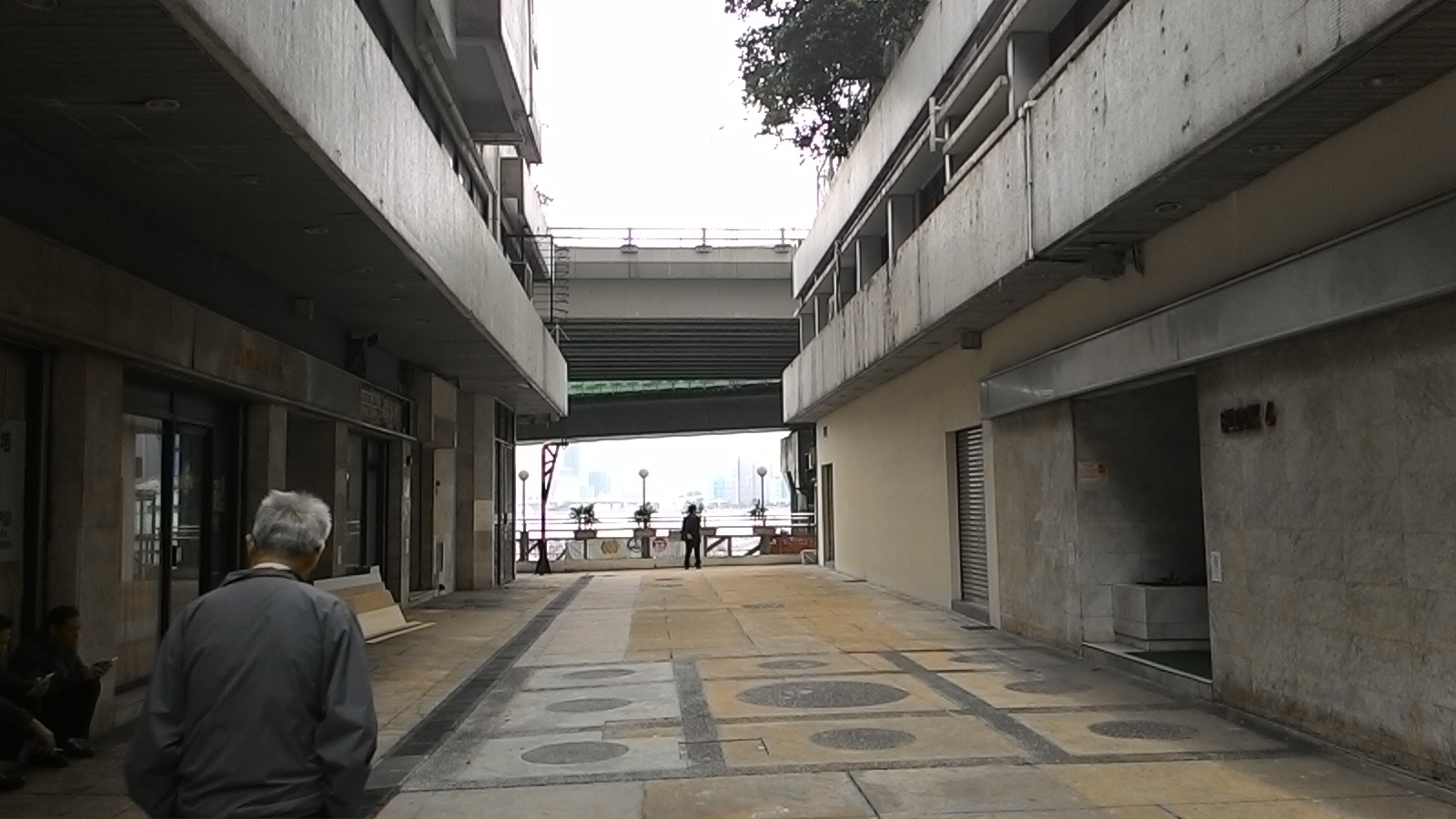 Boardwalk Underneath Island Eastern Corridor